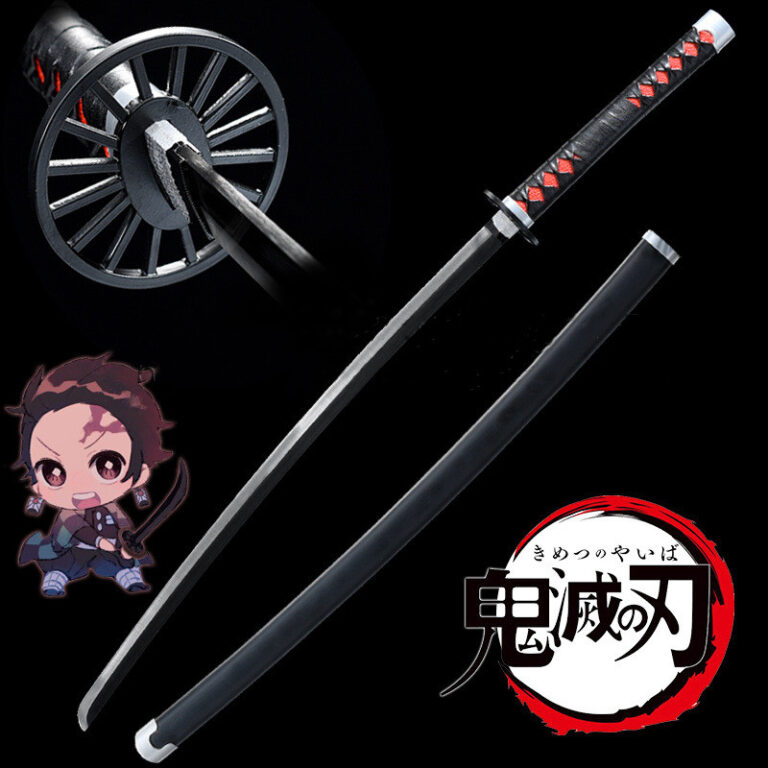 Tanjiro Kamado Steel Sword Weapon - El Mundo de Eli
