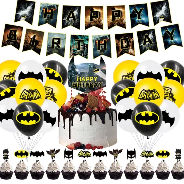 Batman - Set de Cumpleaños - El Mundo de Eli