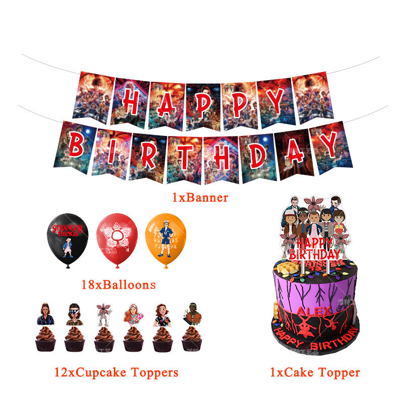 Stranger Things - Set de Cumpleaños - El Mundo de Eli