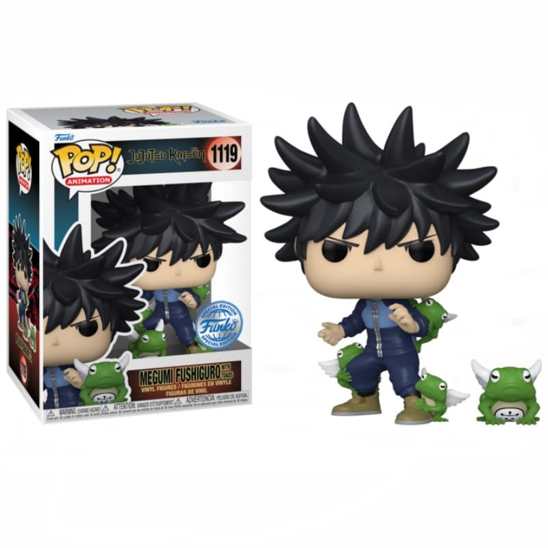 Funko Pop! Jujutsu Kaisen Jujutsu Kaisen - Megumi W/Toads (Latam Exclusive Version) - El Mundo ...