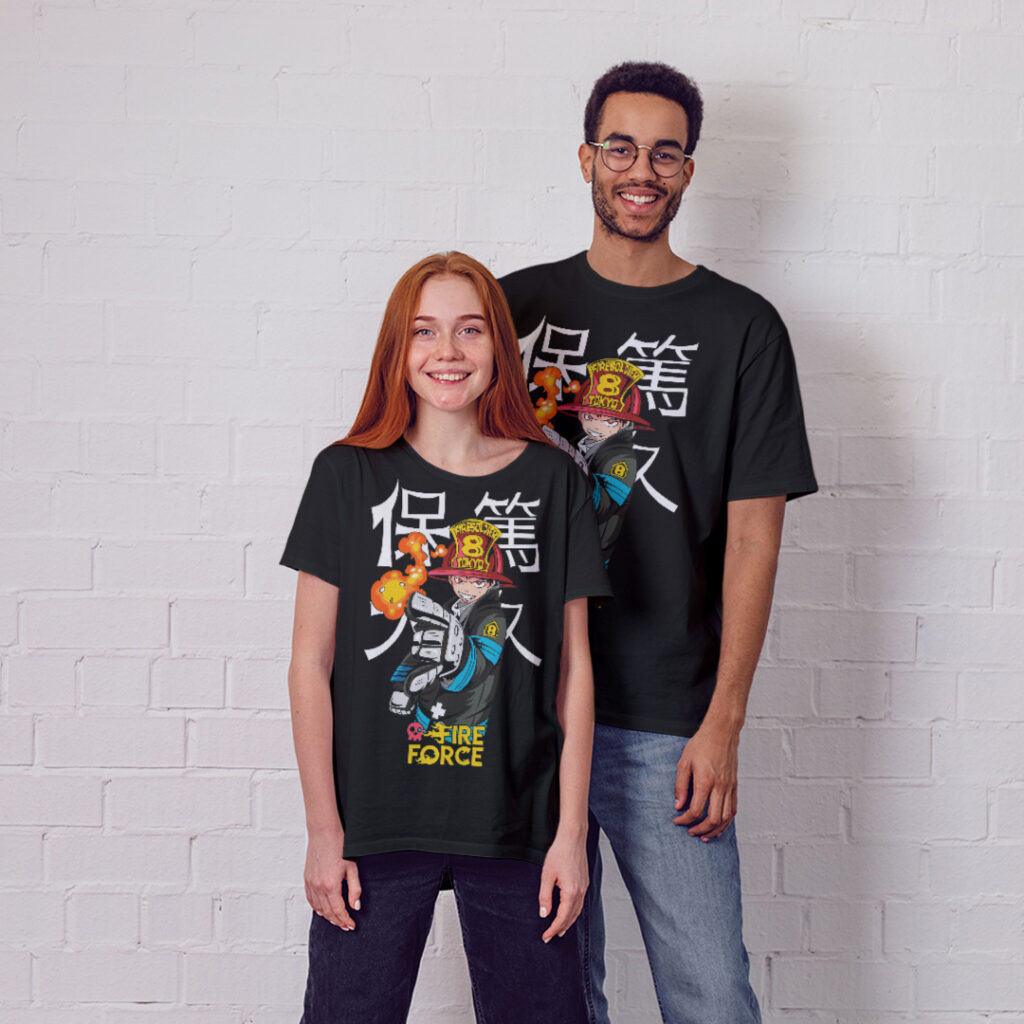 Tshirt Fire Force - El Mundo de Eli