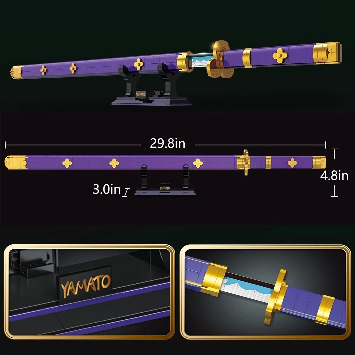 Katana de Enma - Mega Blocks - El Mundo de Eli