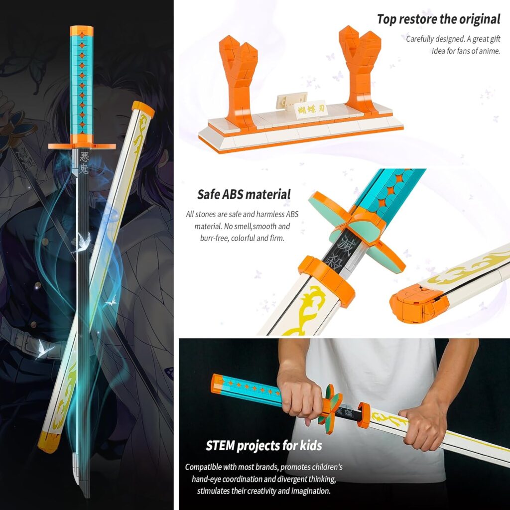 Katana de Shinobu - Mega Blocks - El Mundo de Eli