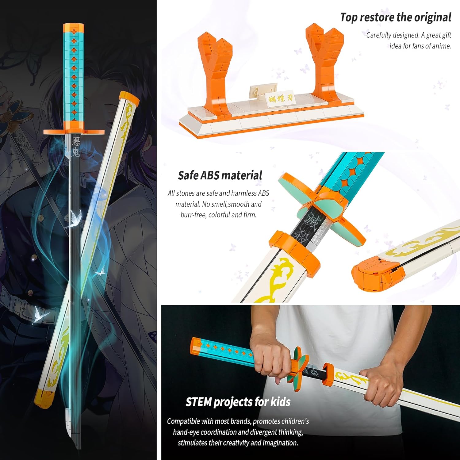 Katana de Shinobu - Mega Blocks - El Mundo de Eli