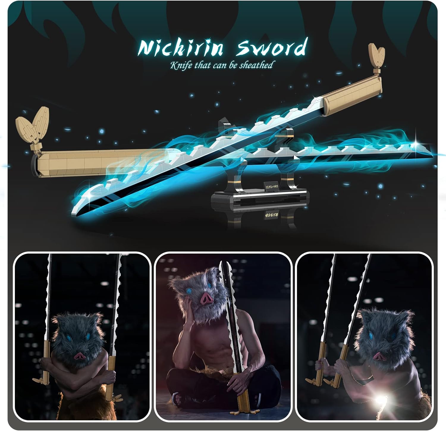 Katana de Inosuke - Mega Blocks - El Mundo de Eli