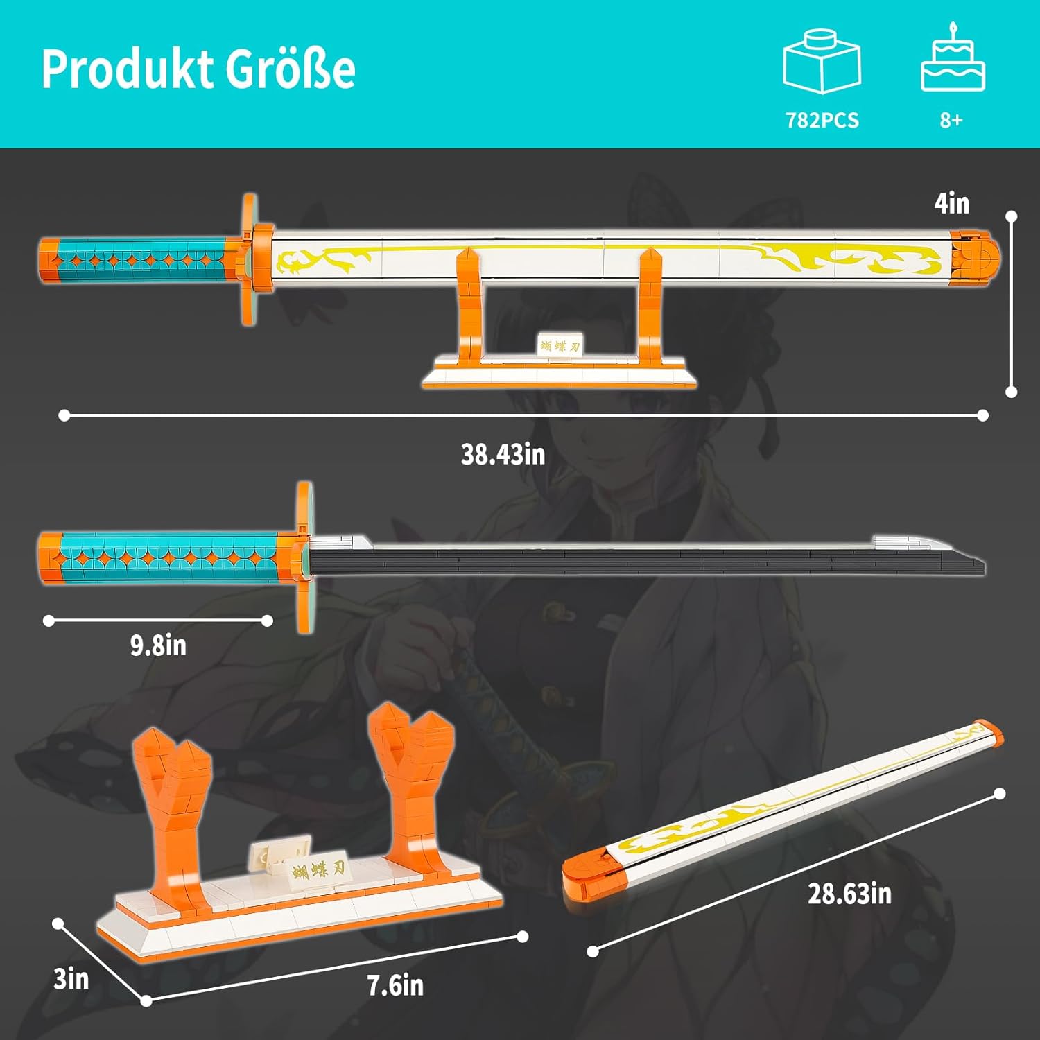 Katana de Shinobu - Mega Blocks - El Mundo de Eli