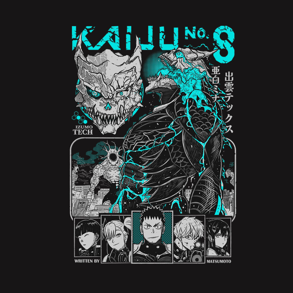 Tshirt Kaiju No 8 - El Mundo de Eli