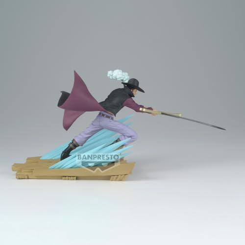 Banpresto - One Piece - Dracule Mihawk Senkozekkei Figure - El Mundo de Eli